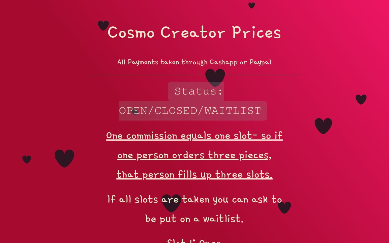 Cosmo Prices